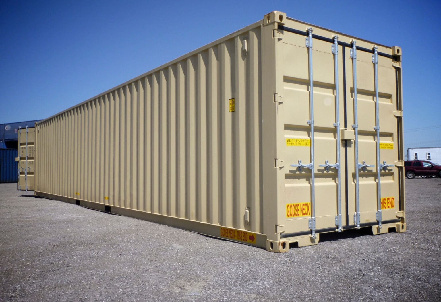 40ft standard height (one-trip) double door | Buckeye Container Carriers