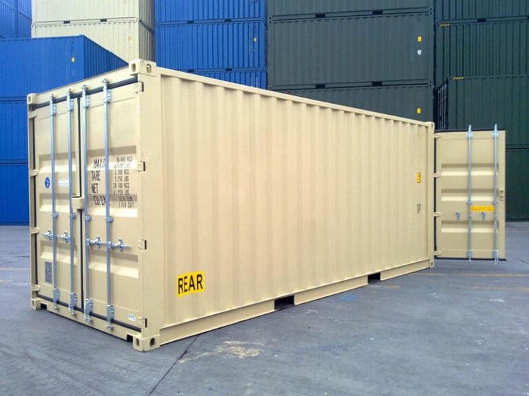 20ft standard height (one-trip) double door | Buckeye Container Carriers